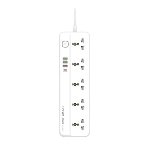 سيار كهربائي 5 منافذ 5 AC Outlets Universal Power Strip SC5415 - Miswag