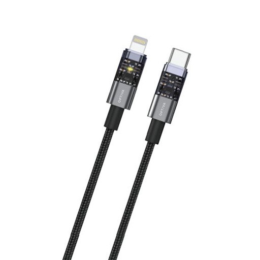 كيبل شحن يو اس بي سي الى لايتننك Optiva usb-c to Lightning Cable opc37 ...