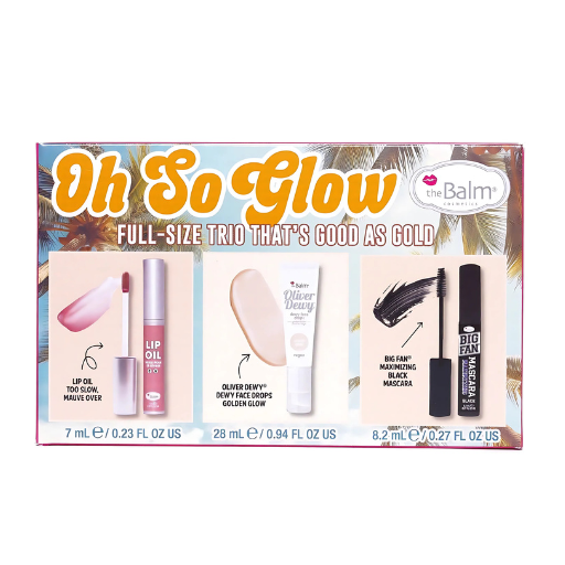 سيت مكياج لامع ثلاثي بالحجم الكامل Oh So Glow Full Size Trio Kit | مسواگ