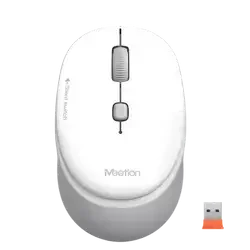ماوس لاسلكي ميتيون R571 2.4GHz أبيض Meetion R571 Wireless Mouse 2.4GHz ...