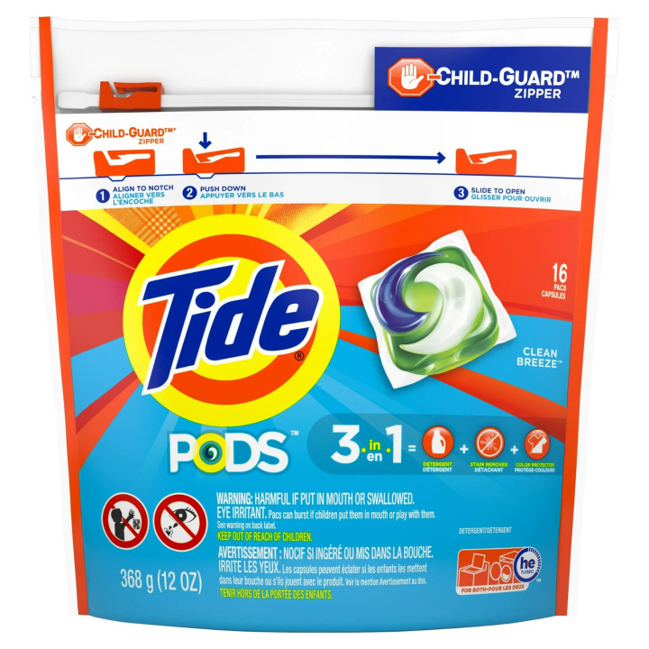 كبسولات لغسيل الملابس برائحة محيط Laundry Detergent Pods – Ocean Mist ...
