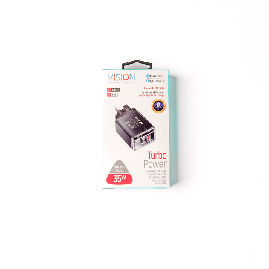 ادابتر منفذين شحن توربو ٣٥ واط - جودة عالية Turbo Power Adapter 35W ...