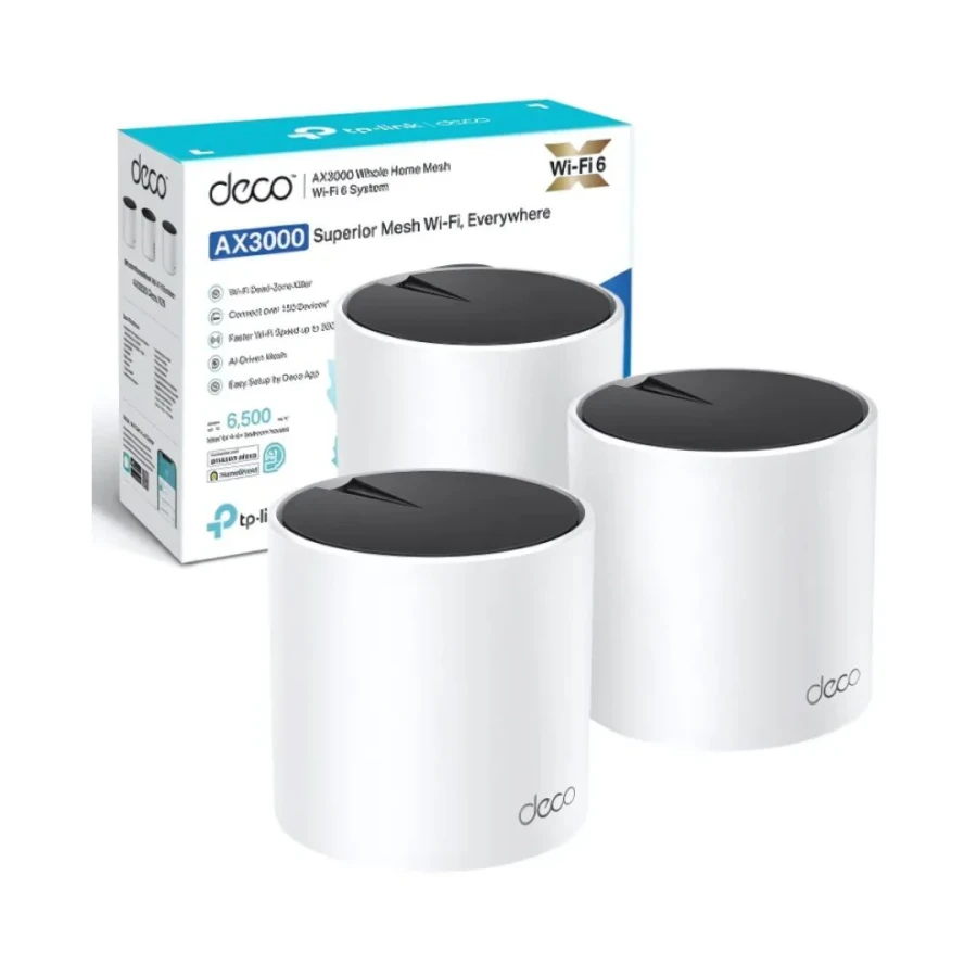 تي بي لنك ديكو AX55 3000 TP-Link Deco X55 AX3000 Whole Home Mesh Wi-Fi ...