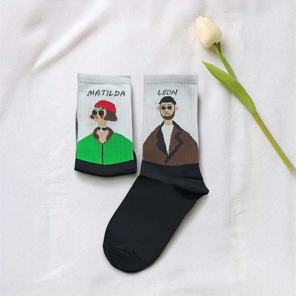 جوارب ماتيلدا & ليون – قطن كرو Matilda & Leon Cotton Crew Socks | Miswag