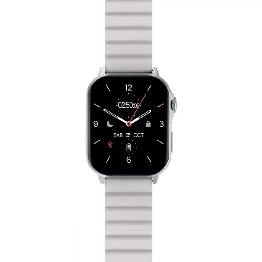 ساعة ذكية برووف سمارت، فضي متواضع "Proove Smart Watch Humble silver ...