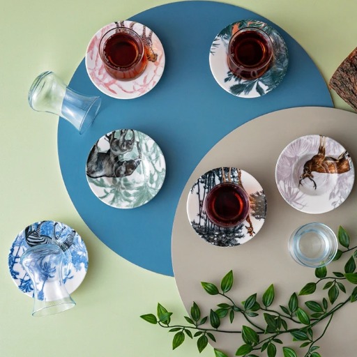 Jungle Tea 6 Pcs Set سيت إستكان شاي - مسواگ