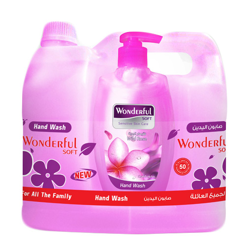Wonderful Soft Liquid Hand Wash Set سيت صابون سائل | مسواگ