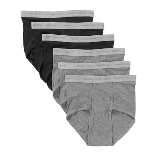 Men's Comfort Soft Tagless Briefs 6 Pcs Pack سيت بريف رجالي - مسواگ