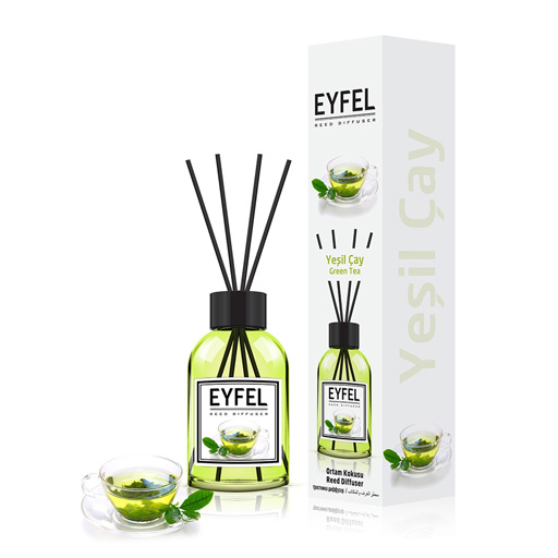 Green Tea Reed Diffuser معطر جو برائحة الشاي الاخضر - مسواگ