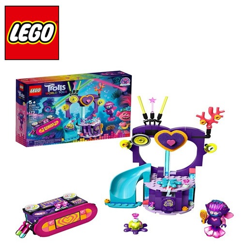 مكعبات حفلة رقص LEGO Trolls World Tour Techno Reef Dance Party - مسواگ