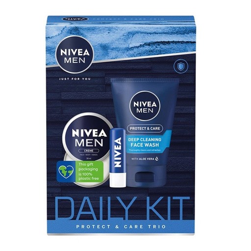 Nivea Men Protect & Care Trio Daily Kit سيت عناية للرجال - Miswag