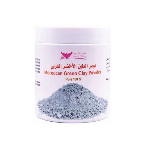 Kuwait Shop Moroccan Green Clay Powder بودرة الطين الاخضر المغربي - مسواگ