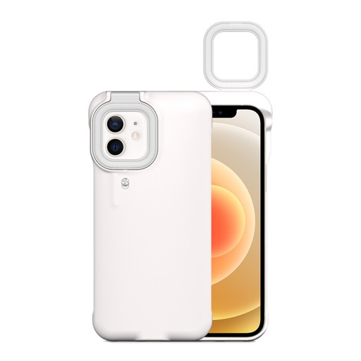 LED Ring Flash Selfie Light Phone Case For iPhone 12 / 12 Pro / 12 Pro ...