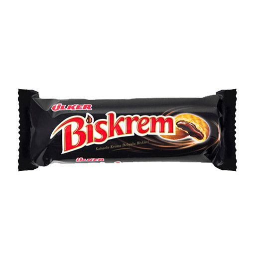 Ulker Biskrem Cocoa Cream Filled Cookie مغلف بسكريم بسكويت محشو بالشوكولاتة