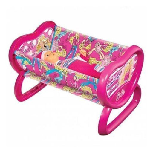 Barbie Cradle Set لعبة سرير الدمى للاطفال - Miswag
