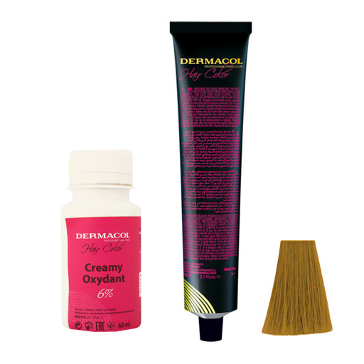 Professional Permanent Hair Color With Oxygen Cream Set- Natural Blond ...
