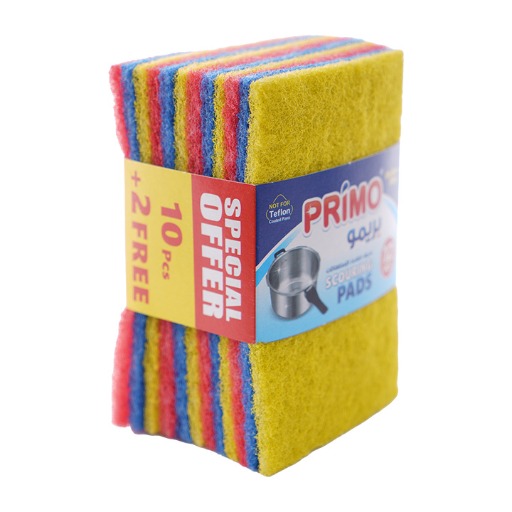 سيت جلافة لاواني الطبخ المعدنية Primo Medium Duty Scouring Pads 12 Pcs Set مسواگ