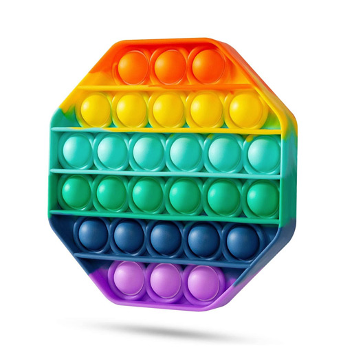 Octagon shaped Bubble Popper Anti-Stress Fidget Toy لعبة الفقاعات - مسواگ